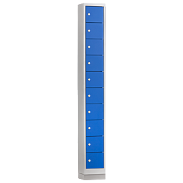 Mini locker met 10 vakken - H.180 x B.24 x D.20 cm